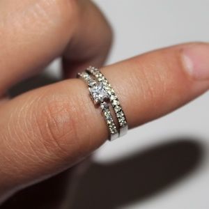 J Francis | Jewelry | J Francis Wedding Ring Set | Poshmark